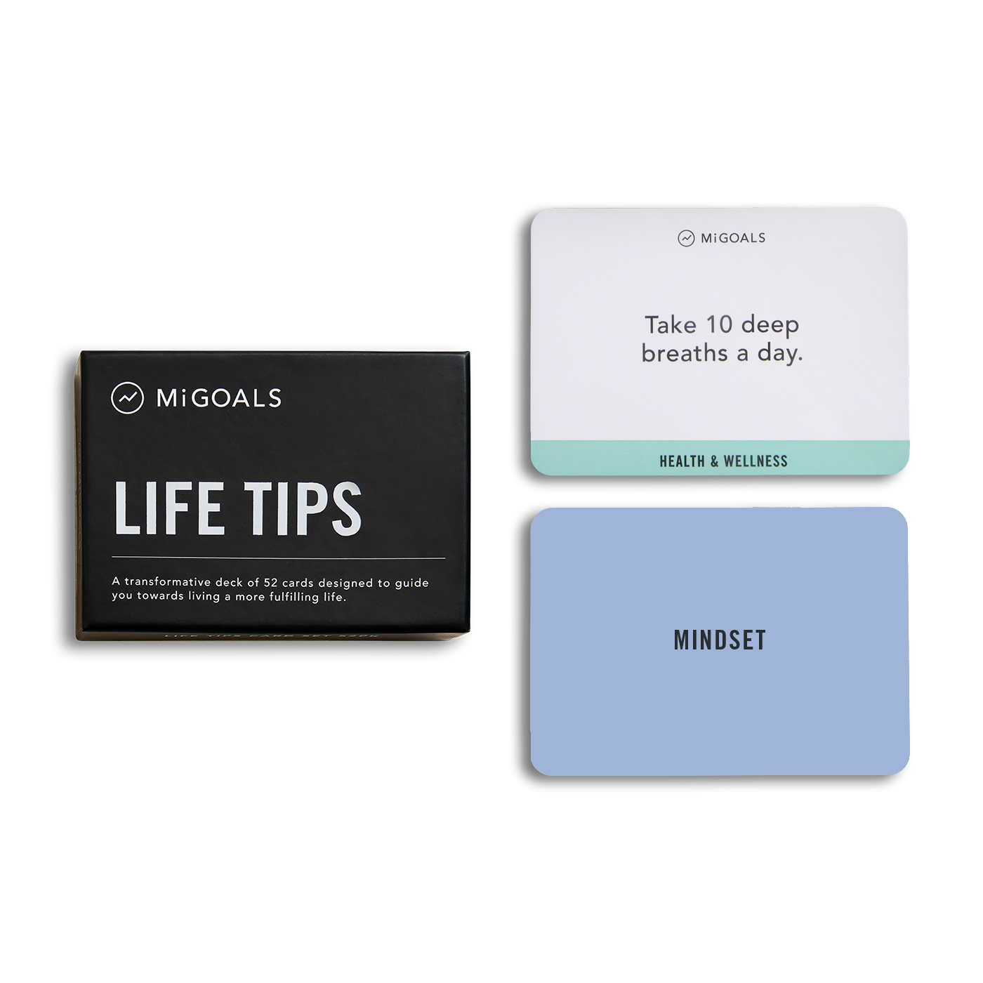 MiGoals Life Tips Card Set | 15% Off First Order