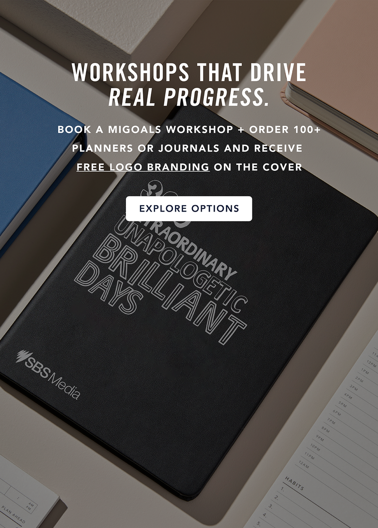 MiGOALS Goal Planners & Goal Journals | 20% Off First Order