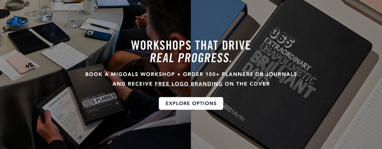 MiGOALS Goal Planners & Goal Journals | 20% Off First Order