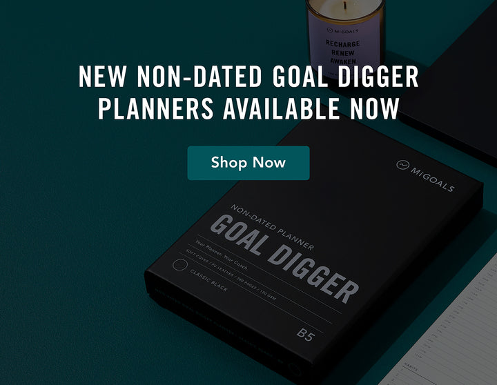 MiGOALS Goal Planners & Goal Journals | 20% Off First Order